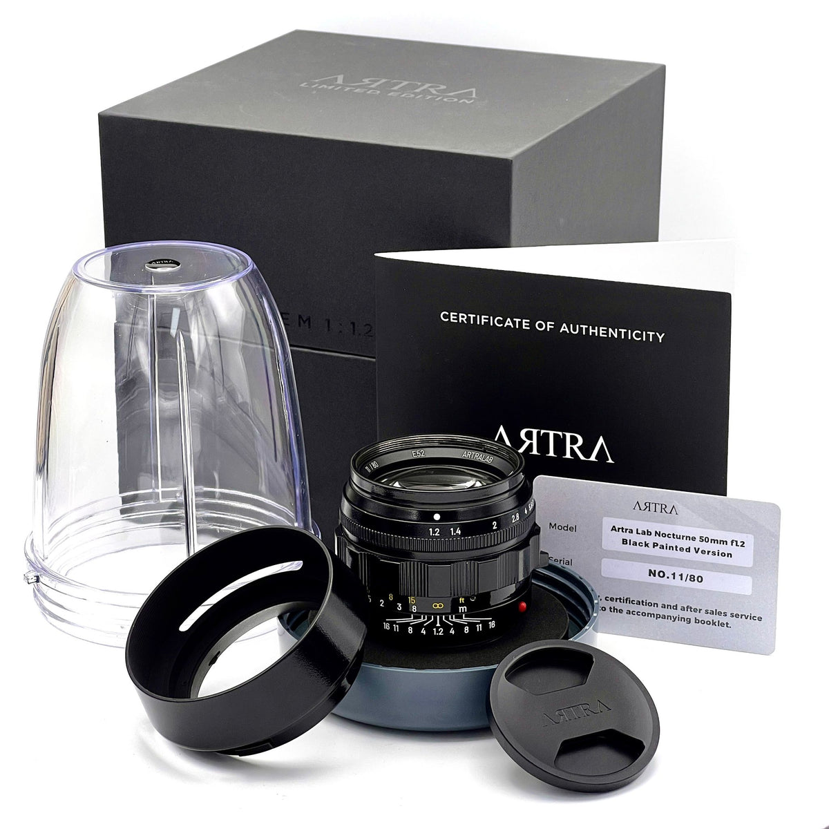 ARTRA LAB 50MM F1.2 NOCTURNE BLACK PAINT FOR LEICA M-MOUNT(LIMITED EDI ...