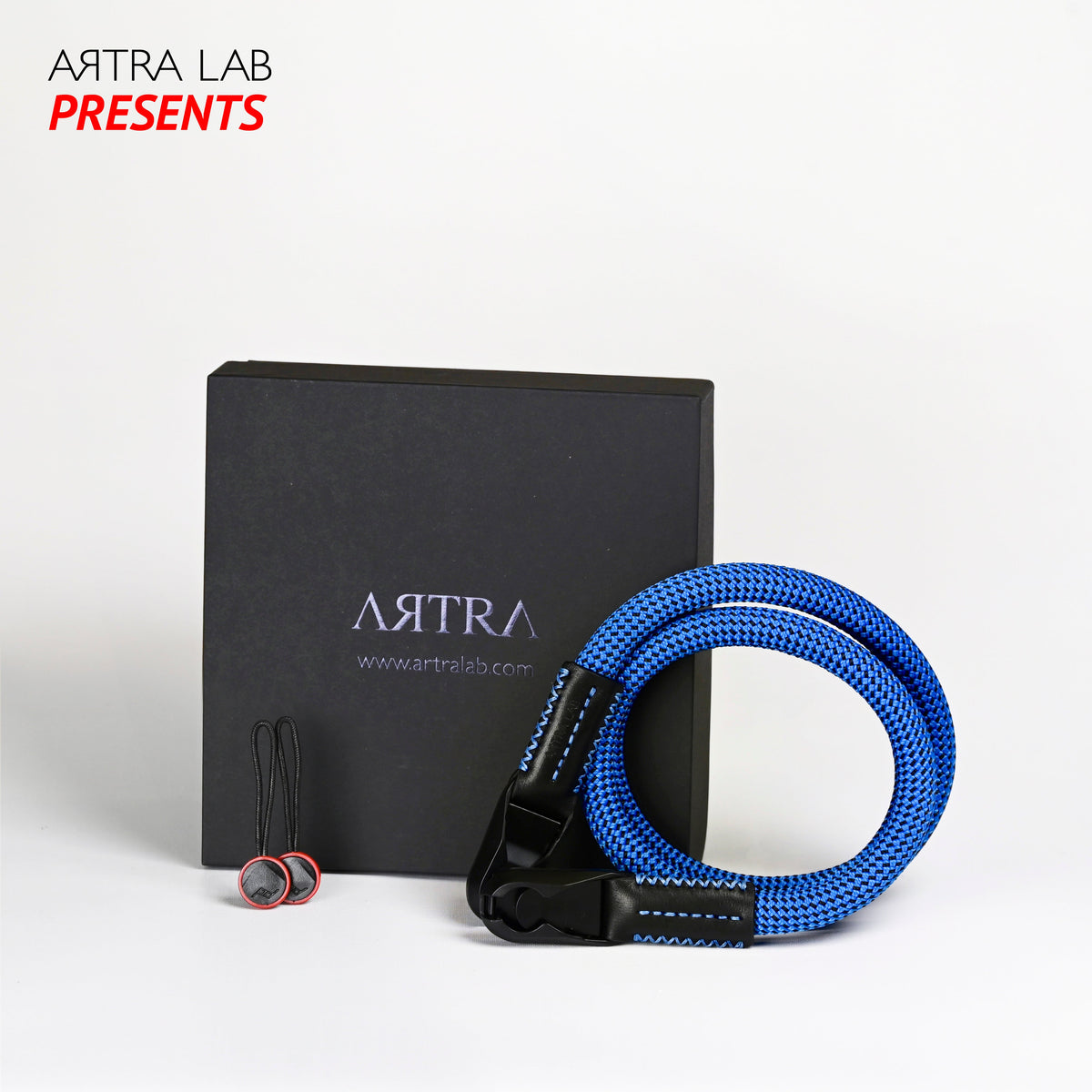 "Comfort" Hand-made Camera Strap - (Blue Black) Anchor Link – Artra Lab