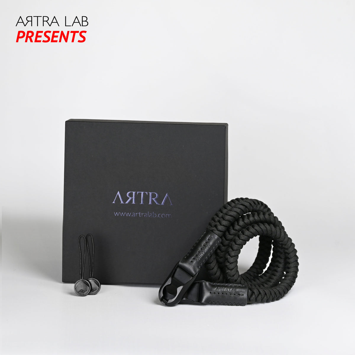 "Paracord" Hand-made Camera Strap - (Stealth Black) Anchor Link – Artra Lab