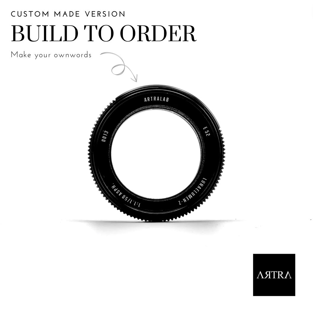 Custom Made Version ARTRA LAB 50mm F1.1 LUNAELUMEN Lenses – Artra Lab